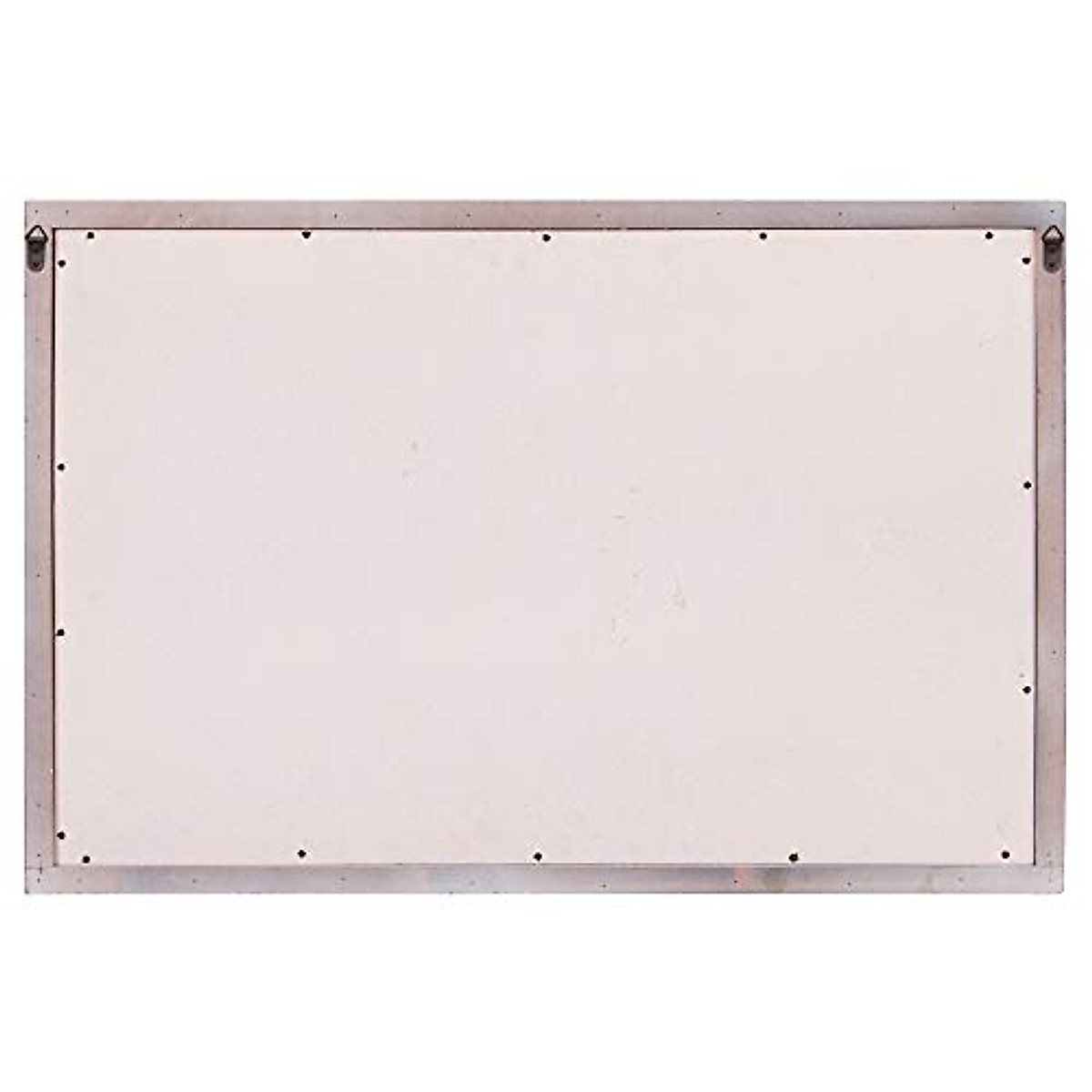 Patton Wall Decor 24x36 Distressed White Windowpane Wall Accent Mirror