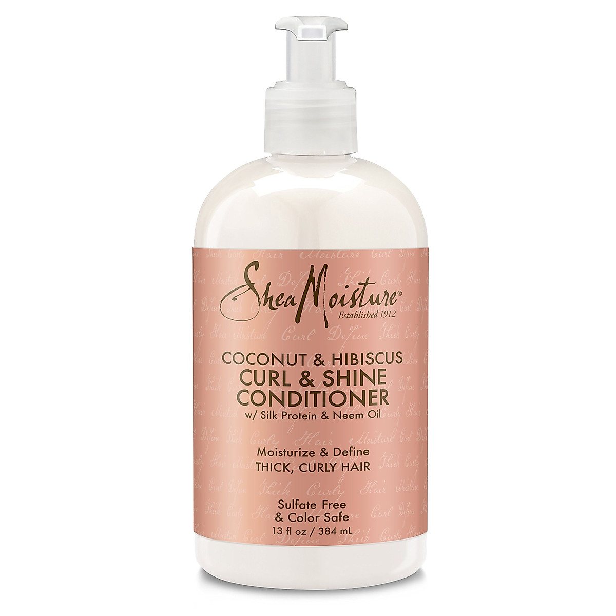 Shea Moisture Coconut and Hibiscus Curl and Shine Combination Set - Includes 13 oz. Shampoo, 13 oz. Conditioner and 8 oz. Curl and Style Milk