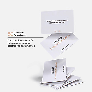 The Adventure Challenge 50 Question Date Night Idea Cards, Connection Cards for Couples, Relationship Game, Best Wedding Gifts for Newlyweds