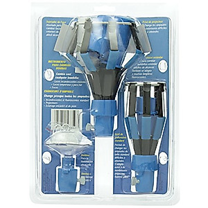 Ettore 48350 Bulb Changer Kit Without Pole,Plastic, Blue