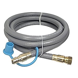 M.B. Sturgis Inc. 3/8" ID Natural Gas BBQ Grill Quick Disconnect Gas Connector (15 Feet)