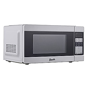 Avanti MT113K0W Microwave Oven 1000-Watts Compact with 10 Power Levels and 6 Pre Cooking Settings, Speed Defrost, Electronic Control Panel and Glass Turntable, White
