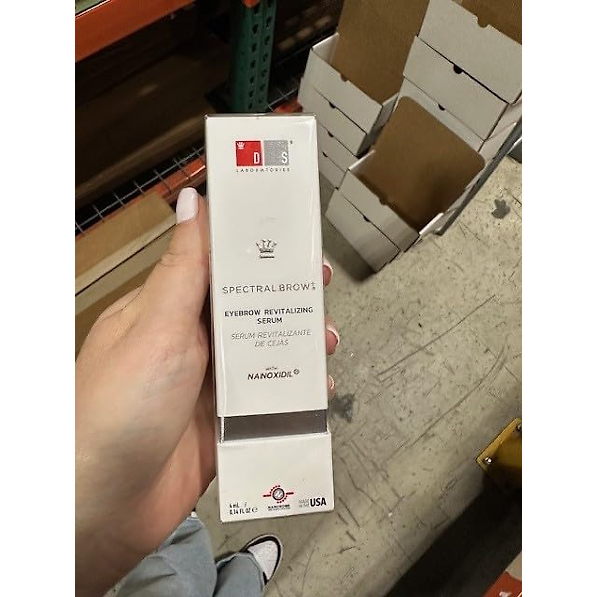 DS Laboratories Spectral.BROW Eyebrow Serum - Hair Thickening Products for Women & Men with Retinol, Azelaic Acid & Hyaluronic Acid, Eyebrow Growth Serum for Thicker Brows, Hair Growth Brow Serum