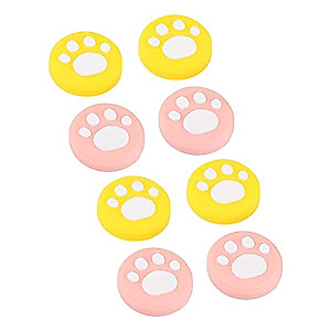 Jopwkuin Thumb Grip Caps Easy Install Cat Claw Control Cap 2 Sets,for Switch PS4 PS3,for Xbox 360/Xbox,for Switch(002)