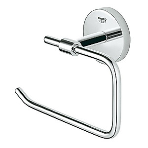 Grohe 40457001 BauCosmopolitan Paper Holder without cover, Starlight Chrome