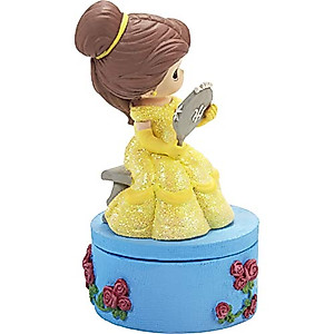 Precious Moments - Disney Beast True Beauty Belle Resin Covered Box - Collectible Décor, Birthday, Holiday Present, or Anniversary