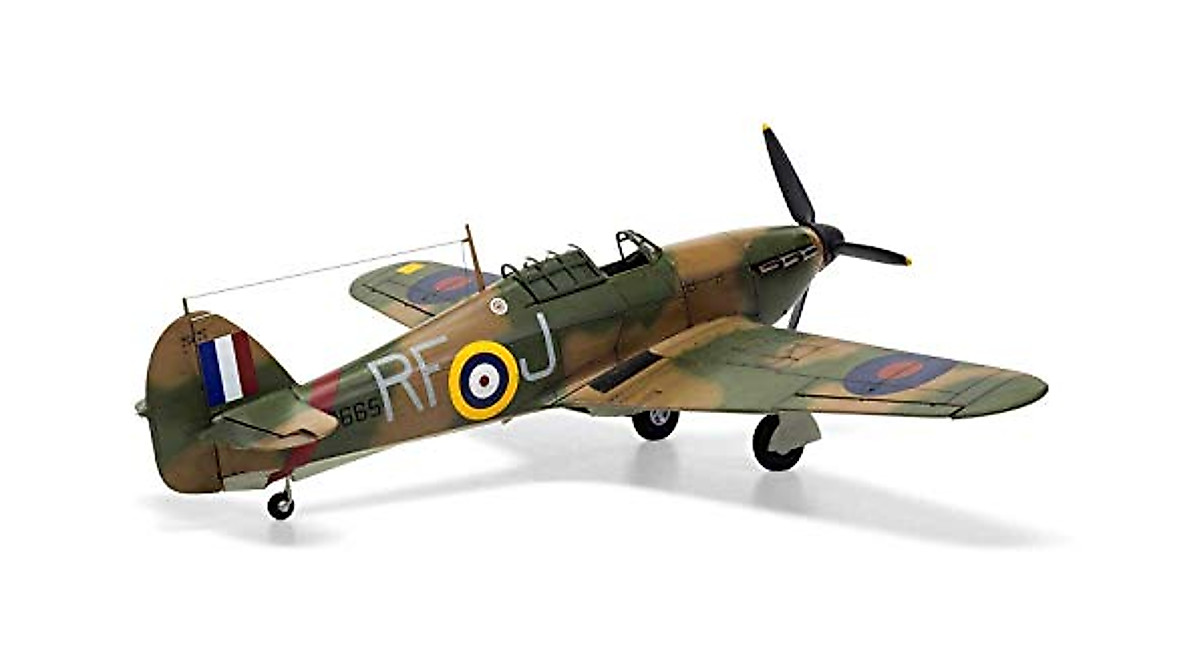 Airfix Hawker Hurricane MK I 1:48 WWII Model Kit - Detailed