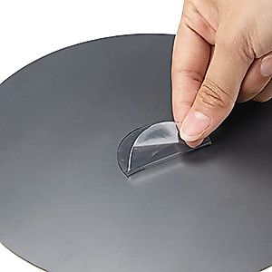 28 Pcs Real Glass Round Mirror Tiles Frameless Round Wall Mirrors Glass Mirror Tiles Round Wall-Mount Mirrors with Acrylic Double Sided Adhesive for Bedroom Bathroom Craft Decor (2/3/4/6/8/10 Inches)