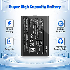 SHENMZ CTR-003 Battery, (2024 New Version) Ultra High Capacity 3200mAh Li-ion Replacement Battery for Nintendo 3DS N3DS / New 2DS /2DS CTR-001 MIN-CTR-001 Gaming Console
