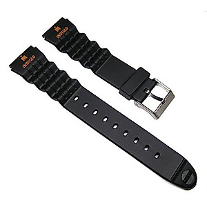 RARE 19mm Timex Black Watch Band for Vintage Ironman Triathlon LAP 100, 70381, 70457, TX470381