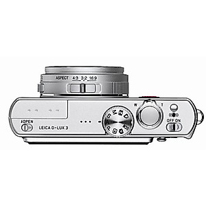 Leica D-LUX 3 10MP Digital Camera with 4x Wide Angle Optical Image Stabilized Zoom (Silver)