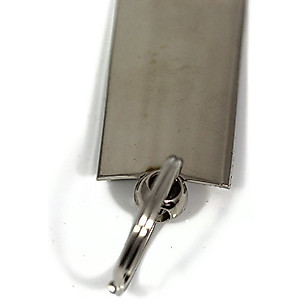 Au-TOMOTIVE GOLD Rectangular Wave Key Ring for Honda HR-V (Blue)