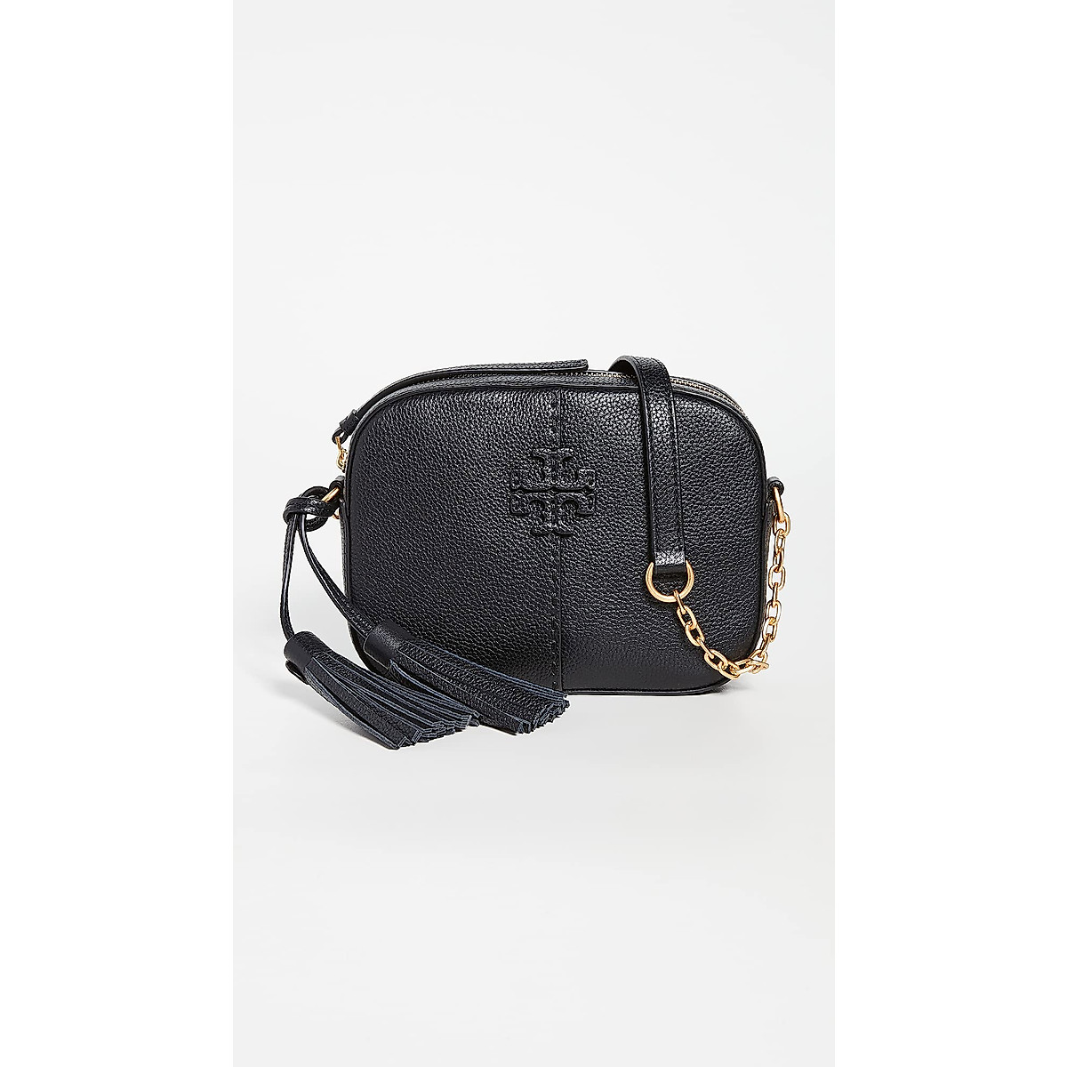 Tory Burch Women's Mcgraw Camera Bag, Black, One Size
