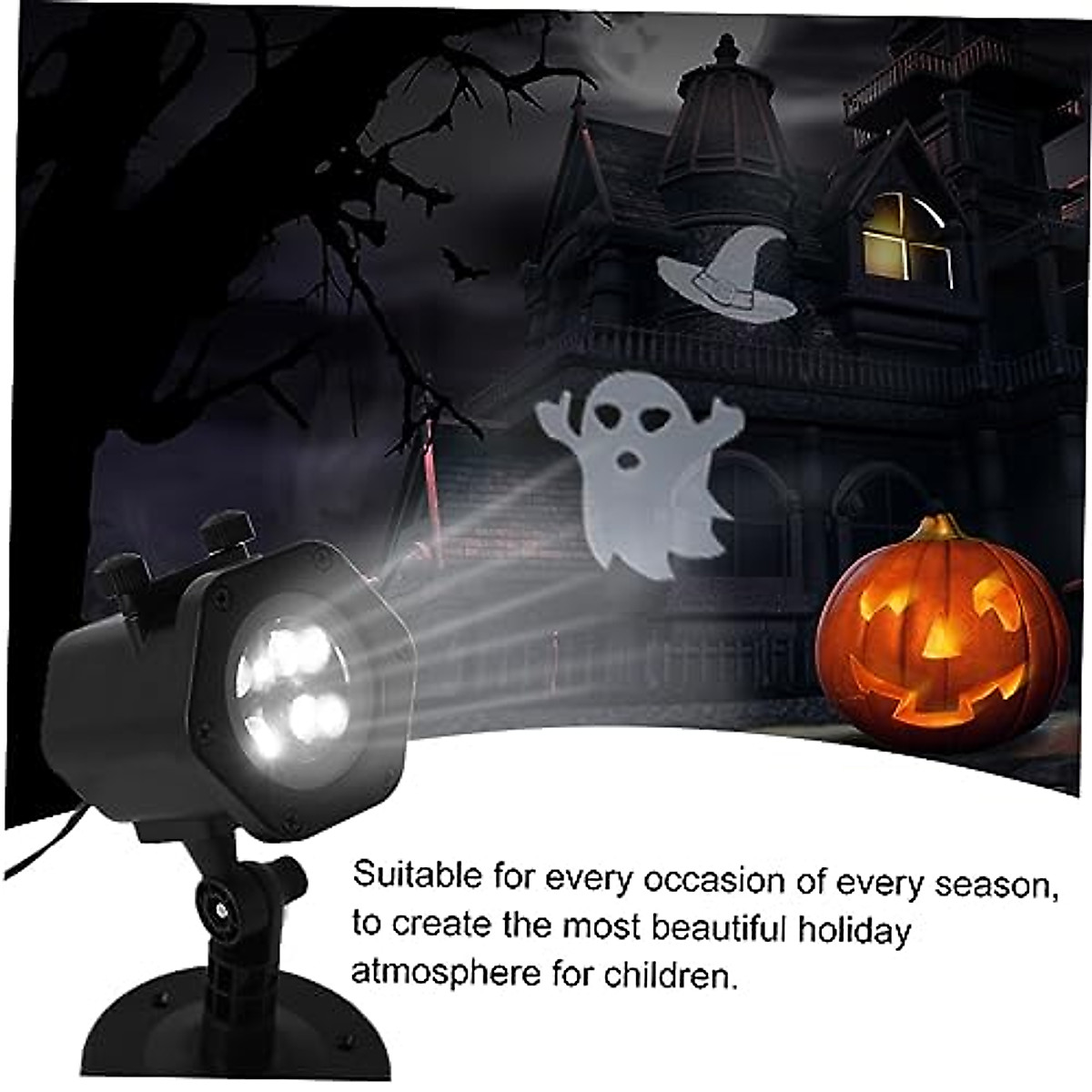 NOLITOY Christmas Window Projector Outdoor Christmas Projector Snowflake Projector Lights Projection Light Animation Projection Lamp Portable Christmas utenciles Plastic 1 Set