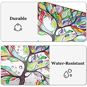 Squeeze Coin Purse, Fintie PU Leather Coin Pouch Change Holder for Woman Girls (Love Tree)