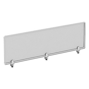 Alera PP6518 Polycarbonate Privacy Panel, 65w x 18h, Silver