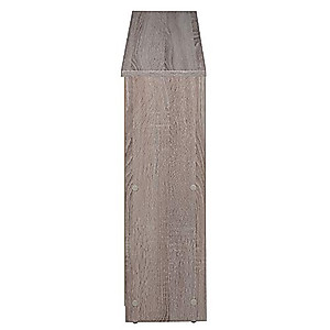 Niche Lux 28 in Home 2 Tier Open Shelf Wood Bookcase- Latte