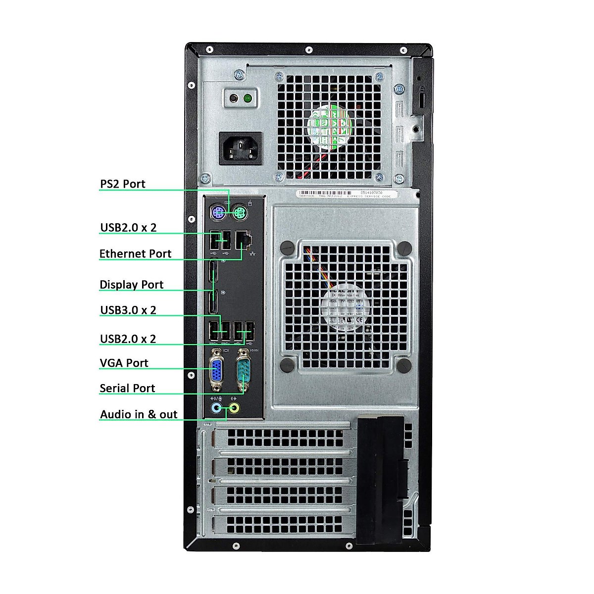 Dell Optiplex 9020 Mini-Tower Desktop, Quad Core i5 4570 3.2Ghz, 16GB DDR3 RAM, 512GB SSD Hard Drive, Windows 10 (Renewed)
