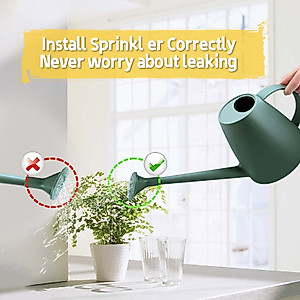 Watering Can for Indoor Plants, Small Watering Cans for House Plant Garden Flower, Long Spout Water Can for Outdoor Watering Plants 1.8L 1/2 Gallon