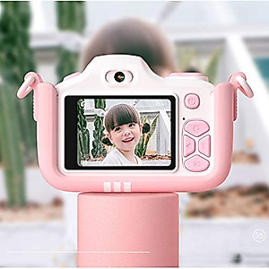 LKYBOA Children's Camera Digital Camera SLR Mini Cartoon HD Camera 6-7 Years Old 9 Gifts (Color : B)
