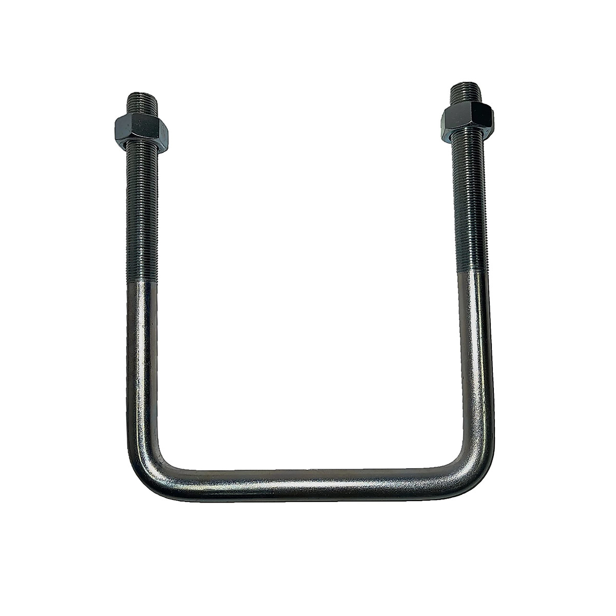 Zinc Plated Square U-Bolt 5/8" Thick x 5" ID x 8-1/2" Long w/Zinc Plated Nuts Farmer Bob's Parts S1070Z