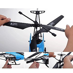72cm Large Remote Control Helicopter with Camera Alloy Fall Resistant RC Airplane 2.4Ghz Electric Rc Aircraft for Beginners Kids Adults Toy Gifts RTF