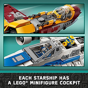 Lego Star Wars: Ahsoka New Republic E-Wing vs. Shin Hati’s Starfighter 75364 Star Wars Playset Based on The Ahsoka TV Series, Show Inspired Building Toy for Ahsoka Fans Featuring 5 Star Wars Figures