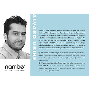 nambe Ripple Wooden Salad Bowl 3 Piece Set | 15.5 -Inch Large Salad Bowl with Serving Utensils | Acacia Wood and Nambe Alloy Salad Servers and Fruit Bowl | Housewarming Gift | Designed by Alvaro Uribe