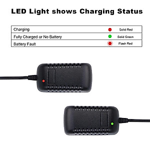 NASTIMA Intelligent 2-10S RC Battery Charger for 7.2V 8.4V 9.6V Ni-MH Battery Packs Compatible with Tamiya and Mini Tamiya Connector