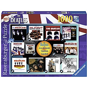 Ravensburger -The Beatles -Albums 1964-66 1000 Piece Jigsaw Puzzle for Adults – Every Piece is Unique, Softclick Technology Means Pieces Fit Together Perfectly