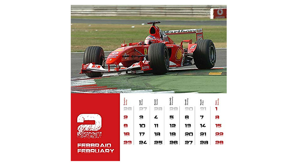 Ferrari F1 2020 Calendar – 24 Pages of Racing Glory