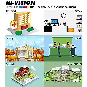 HI-VISION HI-YIELDS Compatible Toner Cartridge Replacement for 131 Used for imageClass MF620C MF621Cn MF623Cn MF624Cw MF628Cw MF8230Cn MF8280Cw LBP7100Cn LBP7110Cw (2 BK, 1C, 1Y, 1M, 5-Pack)
