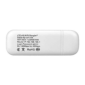 4G LTE USB Network Adapter Wireless WiFi Hotspot Router Modem Stick, Mini Network Adapter Share up to 10 WiFi Users,Memory, Expansion up to 32GB (with WiFi Function)