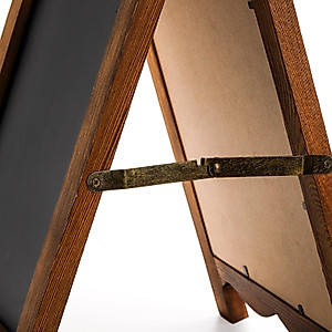 Tosnail 11" x 14" Framed Tabletop Chalkboard Signs, Double-Sided Chalk Board Magnet Board, Decorative Bulletin Boards, Rustic Wooden Blackboard, Small Menu Board for Home, Kitchen, Crafts, Party Decor