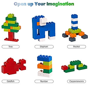 Unirolic Classic Building Bricks Set, 1546 Pieces Basic Building Blocks with Wheels, STEM Creative Compatible with All Major Brands, Ideal Educational Toy for Kids Teens