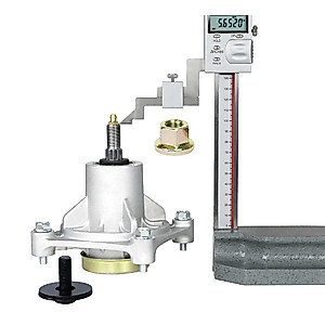 Blade Spindle Assembly replaces AYP 174356 174358 532 17 43-56 With Mounting Screws and Blade Mounting Bolt Fits AYP 48" Decks 2002 & Newer, Mounting Holes are Threaded, Bearing pre-filled grease