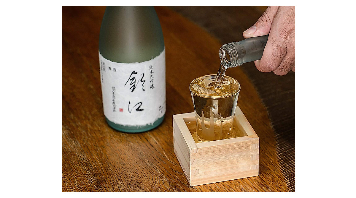 Wooden Masu Sake Cups - Authentic Japanese Hinoki Wood, Set of 4