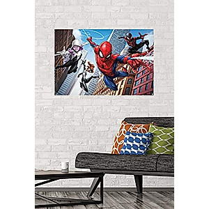 Trends International Marvel Comics - Spider-Man - Web Heroes Wall Poster, 22.375" x 34", Unframed Version