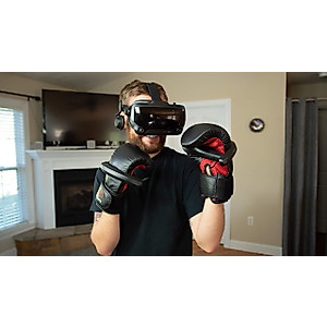 DeadEyeVR Ultimate Boxing Gloves - VR Boxing Mitts Controller Accessory for Thrill of The Fight FitXR BoxVR - Rift S, Oculus Quest 2, Index