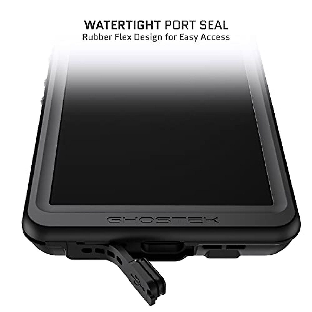 Ghostek NAUTICAL Slim Waterproof Case for Google Pixel 7 Pro (6.7") - Built-In Screen Protector, Heavy Duty Shockproof Protection, Black