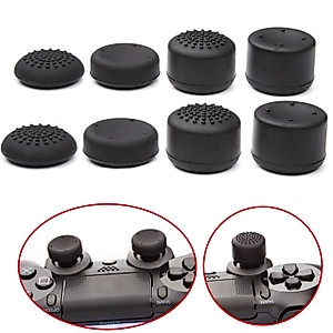 OSTENT Silicone Thumb Stick Grip Cover Cap for PS4/Slim/Pro Xbox One/S/X Controller Pack of 8