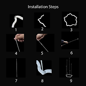 Balloon Stand Kit for Table, 2 Sets DIY Different Shapes Balloon Sticks, Balloon Holder for Weddings, Baby Showers, Graduations, Christmas, Birthdays Balloon Centerpieces for Tables Decorations