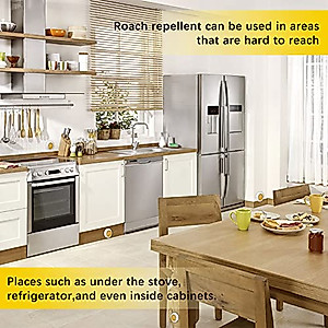 ANEWNICE Roach Repellent, Cockroach Repellent, Roach Repeller for Indoor and Outdoor Use,Ultra-Pure Peppermint Oil- for Cockroach, Ants,Mice and More,Roach Control, Safe Around Pet & Plant - 8 Count