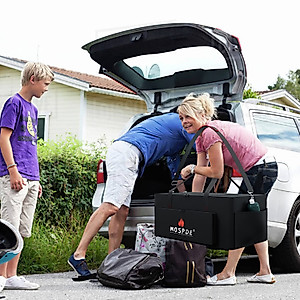 MOSPDE Grill Carry Bag Fits for Ninja OG701 Woodfire Outdoor Grill, Fits Electric Ninja Woodfire Smoker Portable BBQ Grill Travel-600D Heavy Duty Weather Resistant Carrying Bag