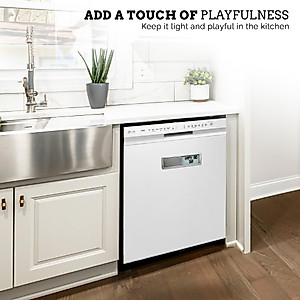 Kitchen Dishwasher Clean Dirty Magnet Funny Sign for Home Organization, Kitchen Gadgets, Home Decor, Kitchen Accessories, Dirty Clean Indicator Slider, Laundry room organization Magnets, Cute black