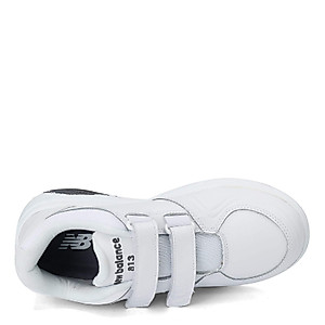 New Balance womens 813 V1 Hook and Loop Walking Shoe, White, 9.5 US