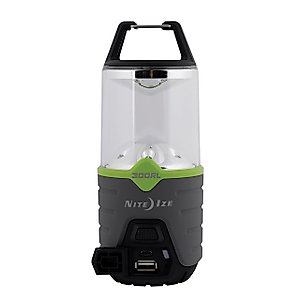 Nite Ize N03876-BRK Radiant Recharge Lantern, 300 Lumen