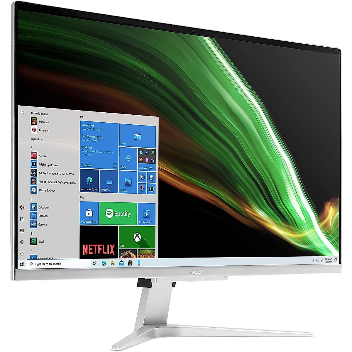 Acer 27-inch FHD(1920x1080) All-in-One Desktop (2023 New) | Intel 10-Core i5-1235U Processor | Iris Xe Graphics | WiFi 6 | RJ-45 | 24GB DDR4 1TB SSD | Win11 Pro