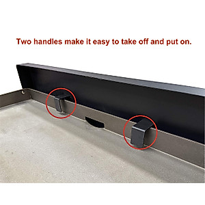 5003 Hard Top Lid Cover with Handle for Blackstone 28” Outdoor Griddle, Hard Cover for Blackstone 28 inch Front or Rear Grease Model, Black