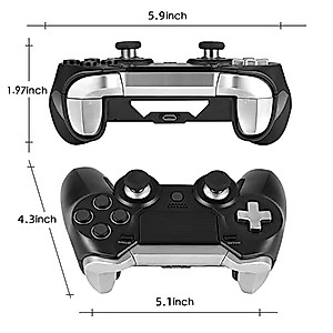 Modded PS4 controller,Wireless Scuf PS4 Elite Gaming Controller with Back Paddles for Remapping Buttons